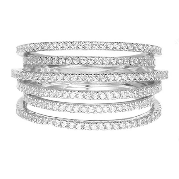 Jewelry | Multilayer Crossover Ring | Poshmark
